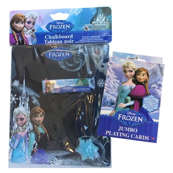 Disney | Toys | Disney Frozen Chalkboard Jumbo Playing Cards Toy Lot Of ...